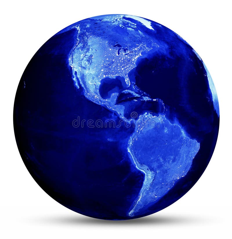 Earth blue map stock illustration. Illustration of blue - 52703206