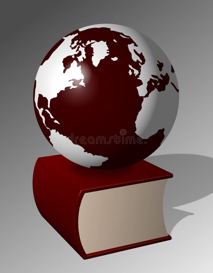Earth book stock illustration. Illustration of world - 22153867