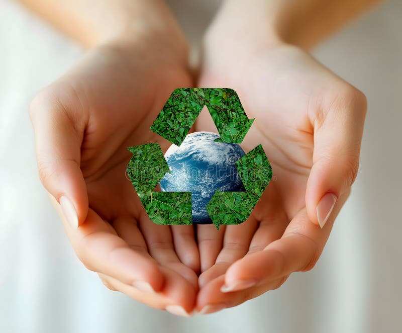 Earth in caring hands stock image. Image of ecology - 388374943