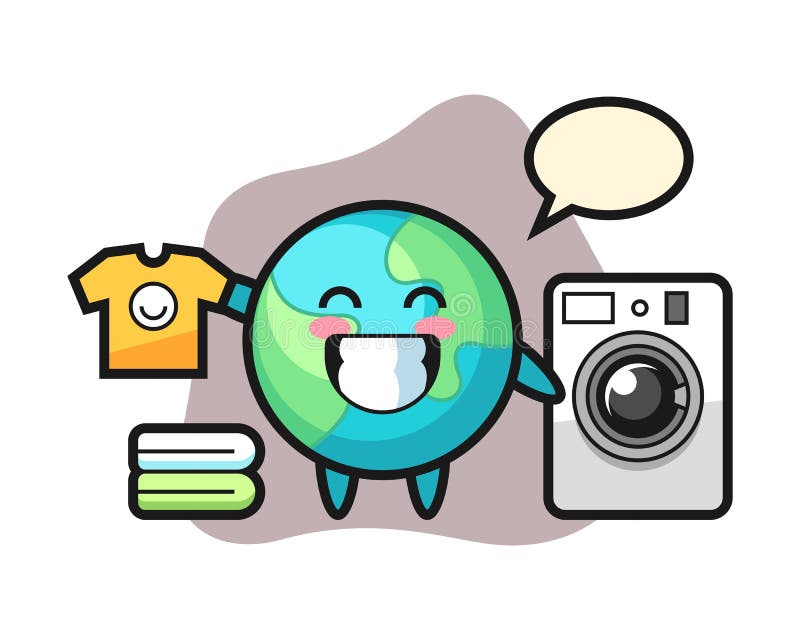 Earth Washing Machine Stock Illustrations – 138 Earth Washing Machine ...