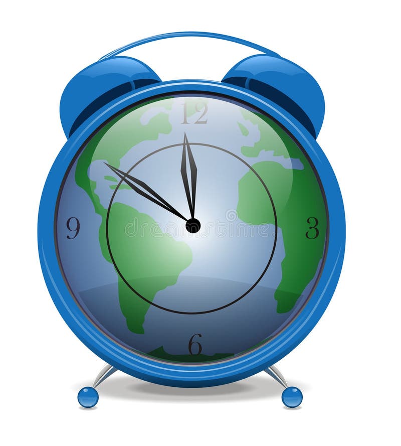 Stopwatch earth stock vector. Illustration of globe, environmental ...