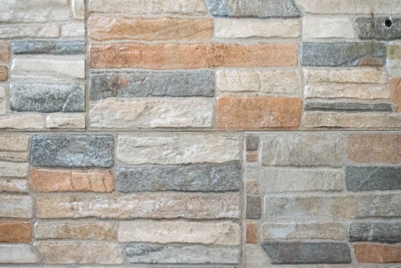 Earth Color Brick Wall Texture Stock Photo - Image of brick, wall ...