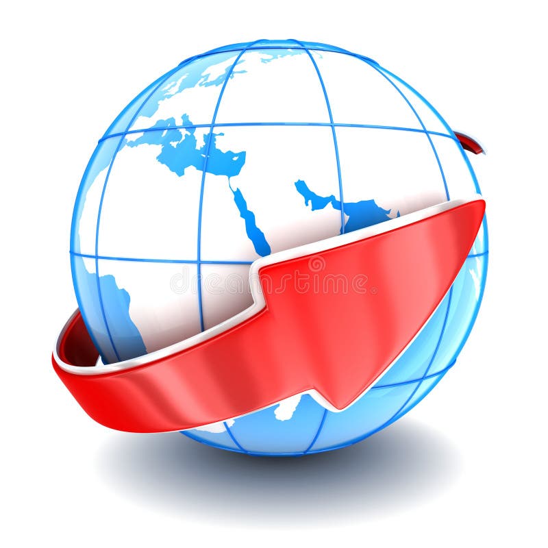 Earth and communication stock illustration. Illustration of transport ...