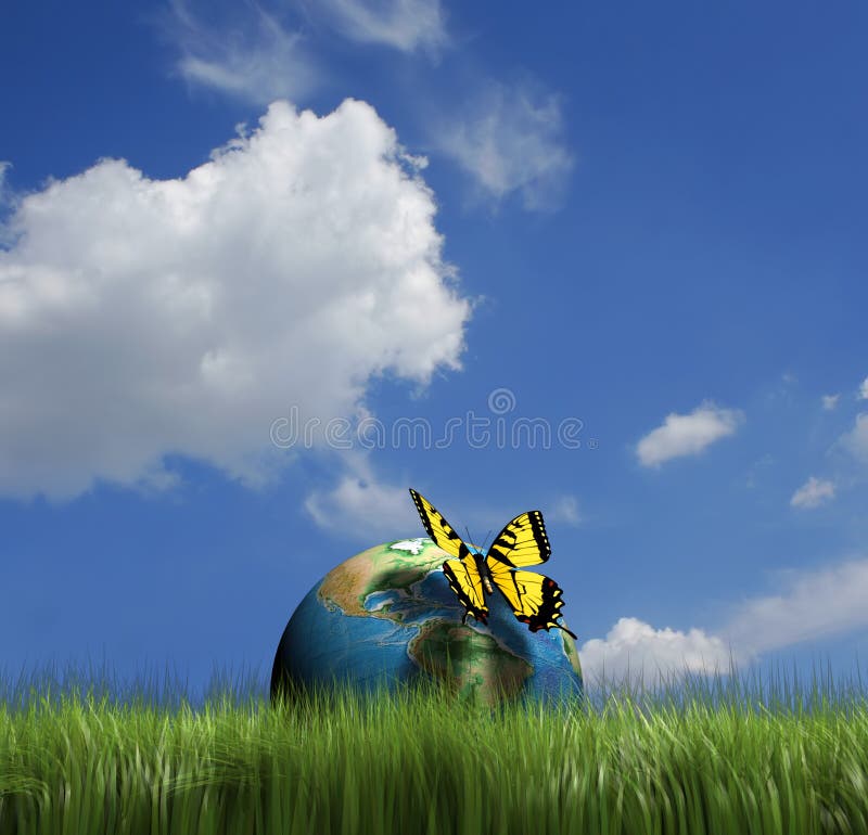 Earth conservation stock illustration. Illustration of recycle - 5406975