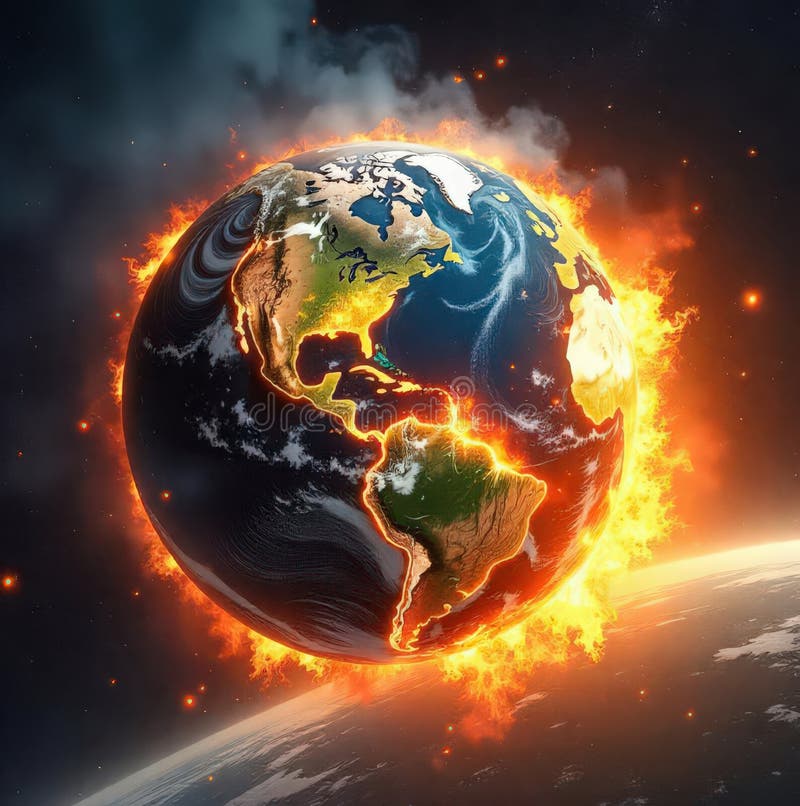 Earth Consumed by Fire: a Visual Representation of Global Catastrophe ...