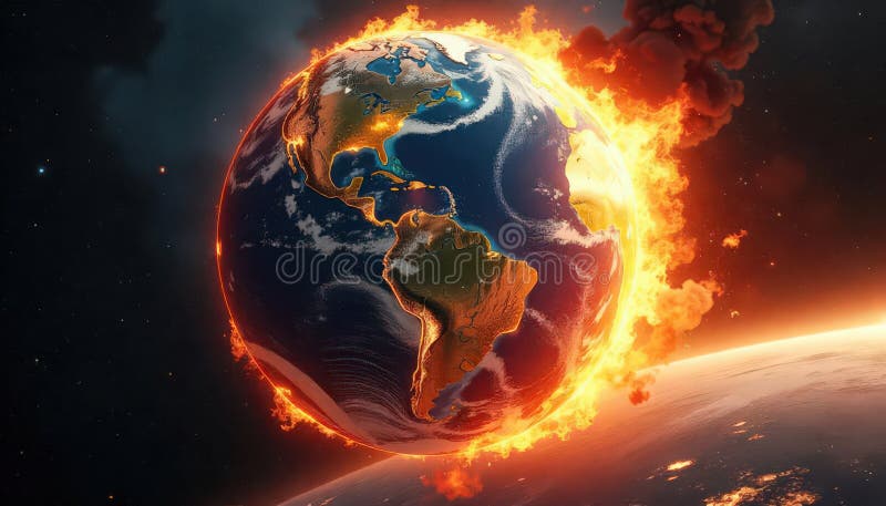 Earth Consumed by Flames: a Visual Representation of Climate Change ...