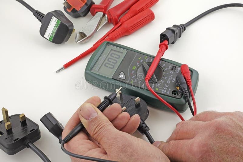 Earth continuity testing stock image. Image of insulated - 97318995