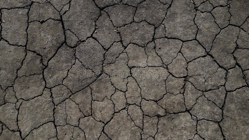 The Earth Crackled from Drought, the Soil without Plants. Stock Image ...