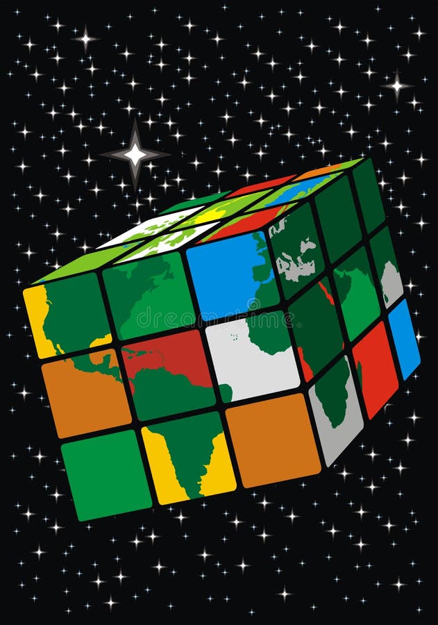 Earth cube editorial photography. Illustration of outline - 29639962