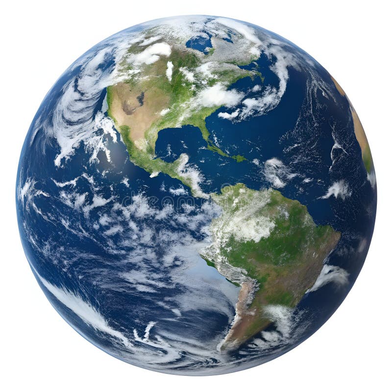 Earth 3D Icon, Planet and Environmental Concept Stock Illustration ...