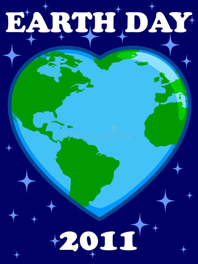 Earth Day 2011 stock vector. Illustration of graphic - 19035548