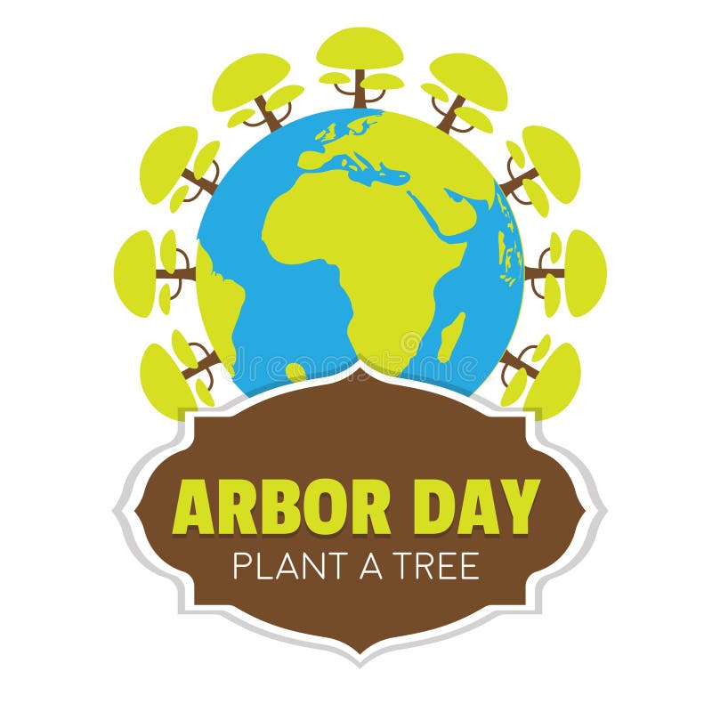 Arbor Day Vector Illustration Banner and Background Template Stock ...