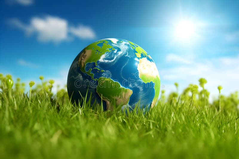 Earth Day Concept. Nature Background. Copy Space, Generative AI Stock ...