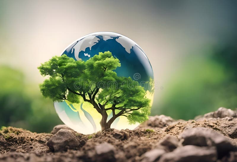 Earth Day Concept, World Environment Day, AI Generative Stock ...