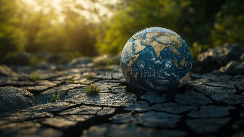 On Earth Day, the Contrast between a Thriving, Green Landscape and a ...