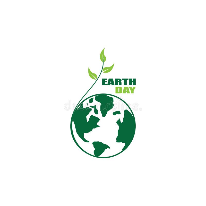 Earth Day Ecology Logo Vector Template Stock Illustration ...
