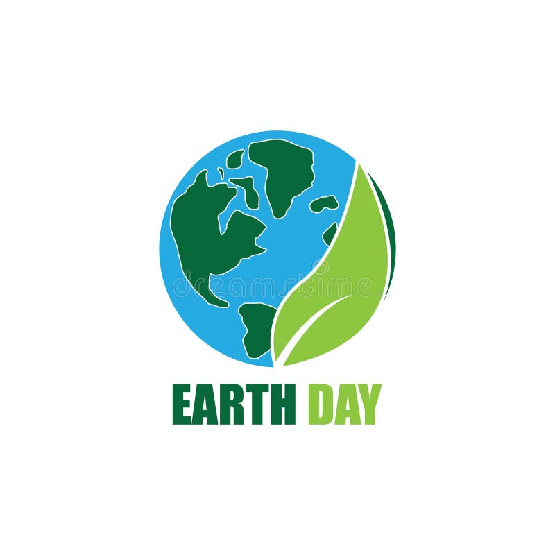 Earth Day Ecology Logo Vector Template Stock Illustration ...
