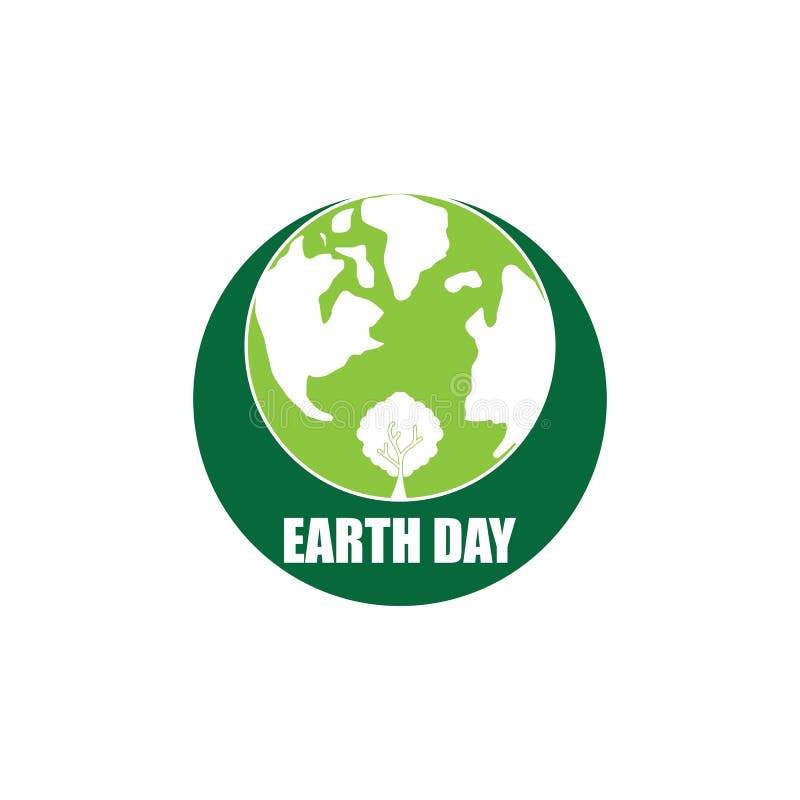 Earth Day Ecology Logo Vector Template Stock Illustration ...