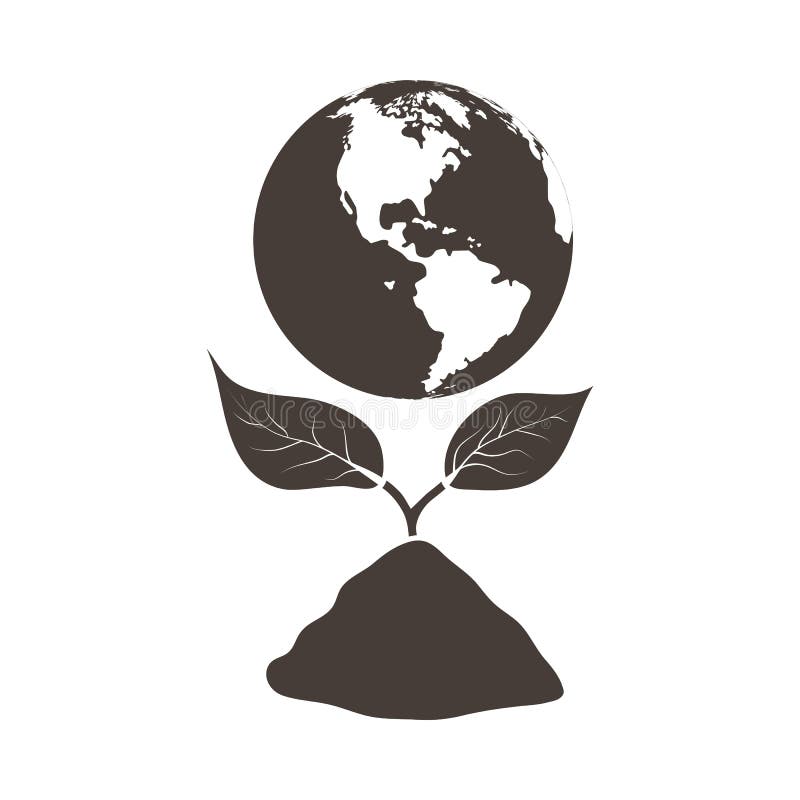 Earth Day Emblem stock vector. Illustration of element - 193715852