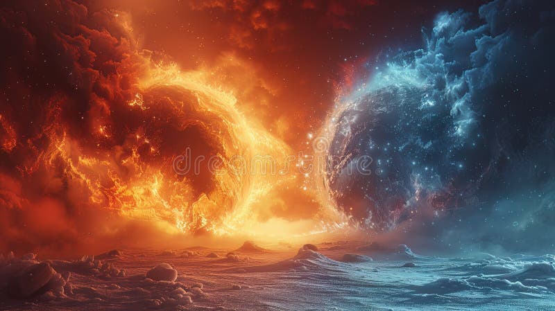 Fire Ice Earth Stock Illustrations – 1,066 Fire Ice Earth Stock ...