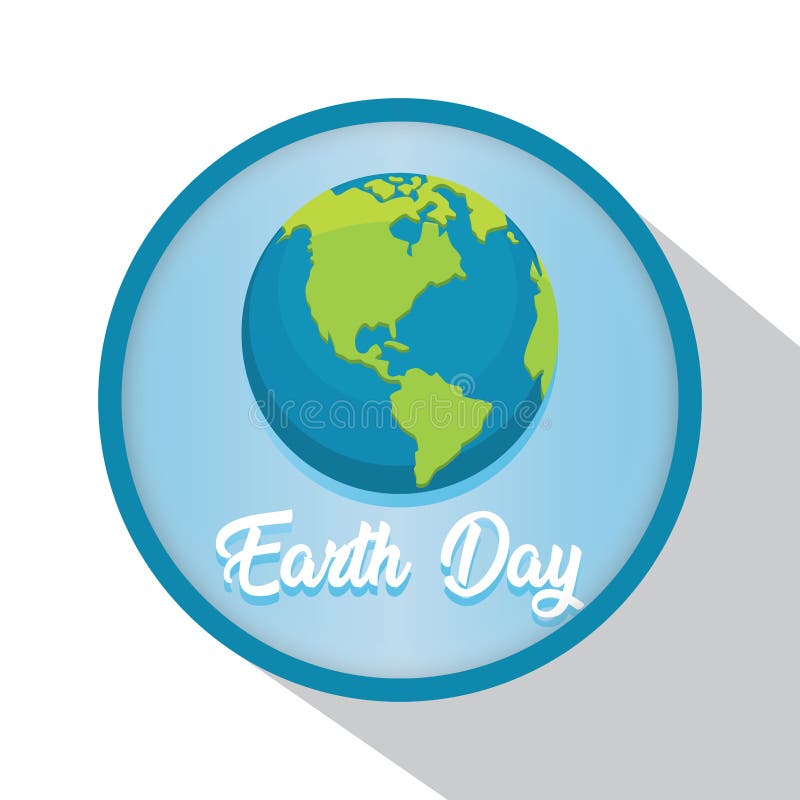 Earth day label stock vector. Illustration of clipart - 176848268