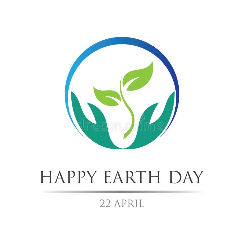 Earth Day Logo Illustration Design Template,happy Earth Day 22 April ...