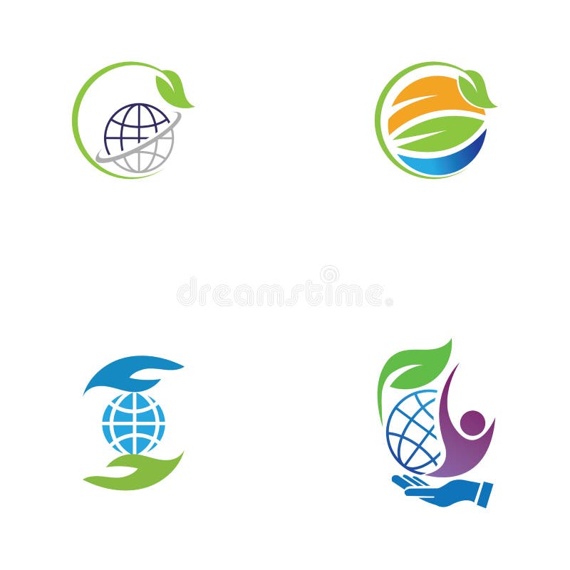 Earth Day Logo Illustration Design Template,happy Earth Day 22 April ...