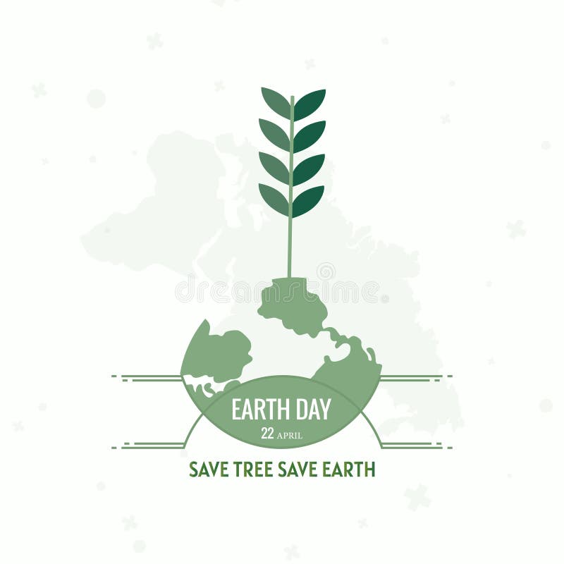 Earth Day Poster. with the Earth Day Lettering, April 22 Earth Day ...