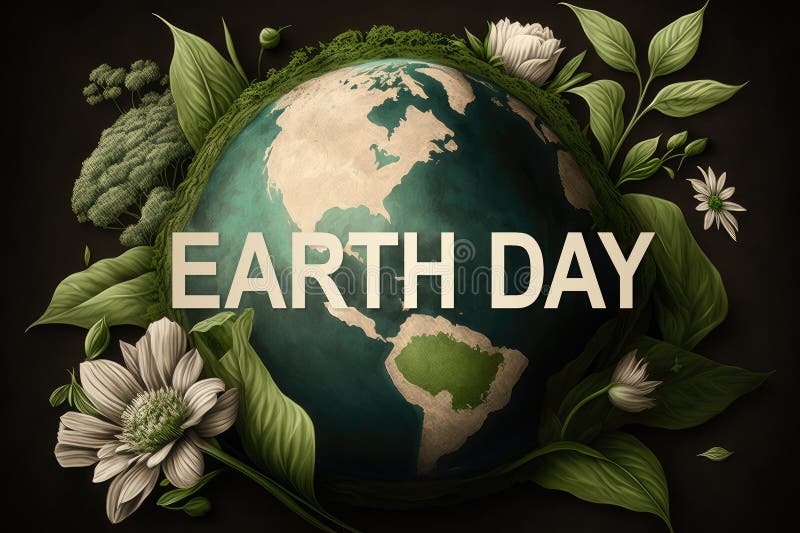 Earth Day. Save World Icon Illustration Design. AI Generated Stock ...