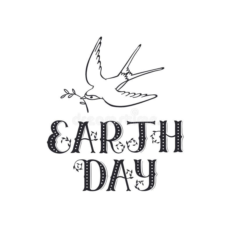 Earth Day Black White Stock Illustrations – 4,317 Earth Day Black White ...