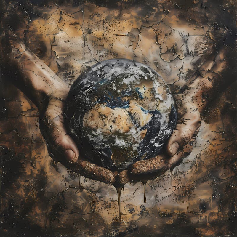 Earth in Desolation AI Generative Stock Photo - Image of devastation ...