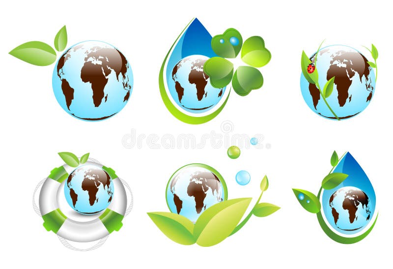 Earth Eco Designs stock illustration. Illustration of earth - 27692295
