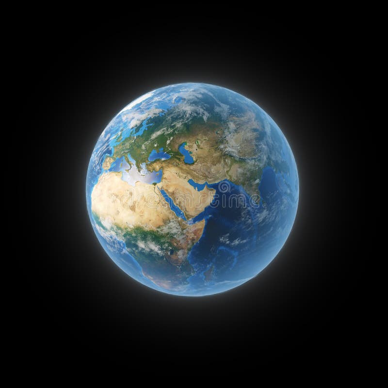 Earth. stock image. Image of equator, space, ocean, east - 48128397