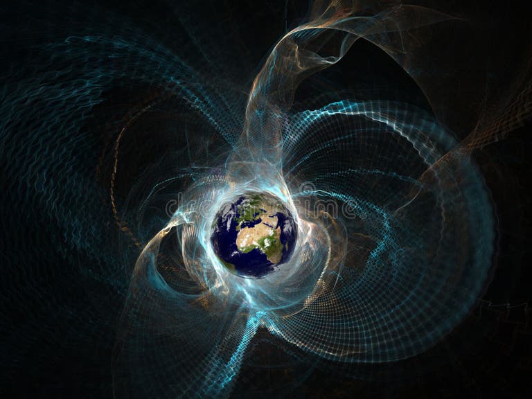 Earth in the epicenter stock illustration. Illustration of color - 1305664