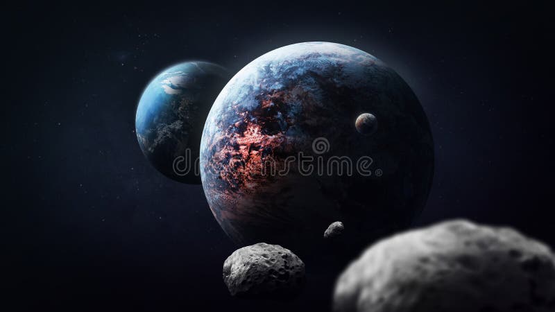 Earth exploding stock illustration. Illustration of eruption - 88583681