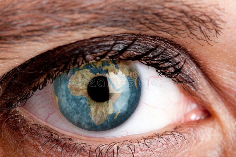 Earth eye stock photo. Image of africa, communications - 21513348