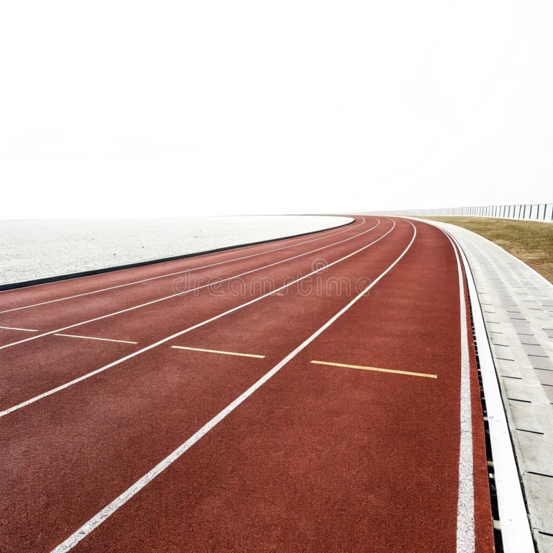 Earth Featuring a Running Track Symbolizing the Importance of Exercise ...