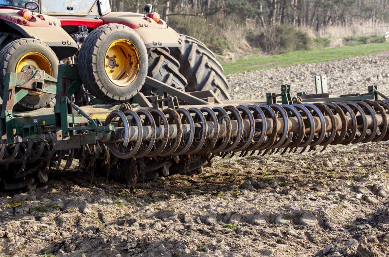 Prepared Soil for Spring Planting Stock Image - Image of black, growth ...