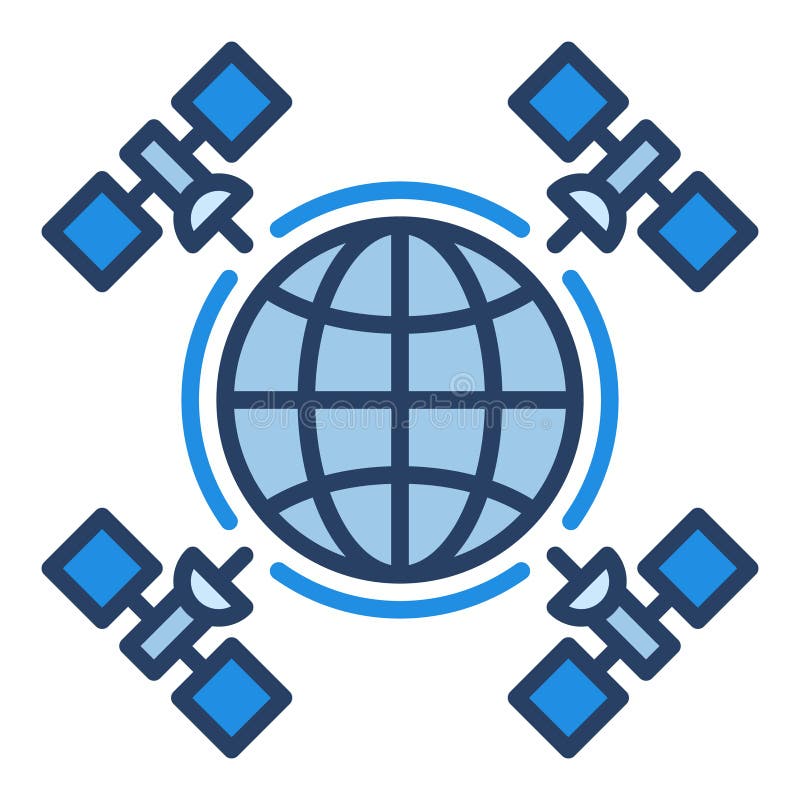 Earth Orbiting Satellites Stock Illustrations – 1,459 Earth Orbiting ...