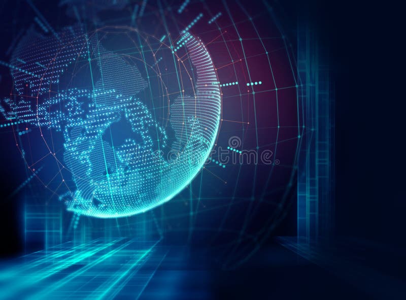 Earth Technology Background Stock Illustrations – 248,258 Earth ...