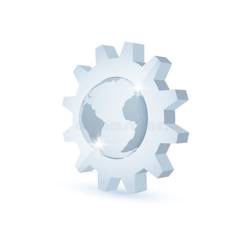 Planetary gear stock vector. Illustration of iron, mechanics - 58695997