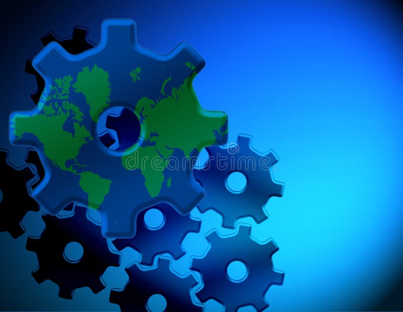 Earth Gears stock illustration. Illustration of business - 31590040