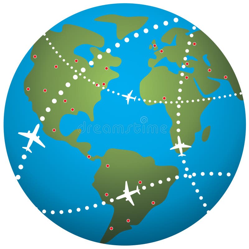 1+ Airplane flight over earth globe Free Stock Photos - StockFreeImages