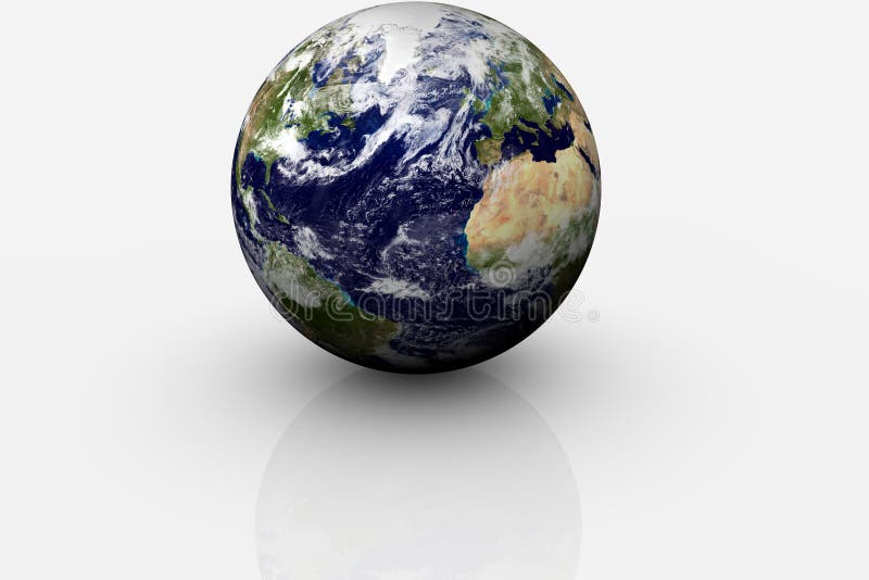 Clean earth stock illustration. Illustration of world - 15494937