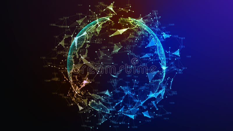 Earth Globe. Background with Light Effect. Global International ...