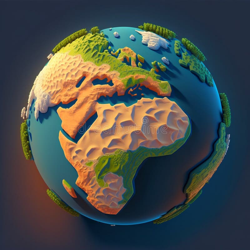 Earth Globe on Black Earth Globe Earth Stock Illustration ...