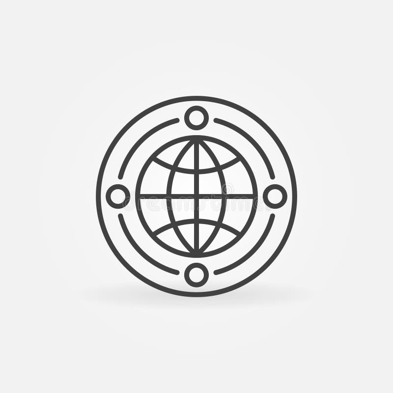 Earth Minimal Vector Illustration. Planet Flat Icon Stock Vector ... Earth Minimal Vector Illustration. Planet Flat Icon Stock Vector ...