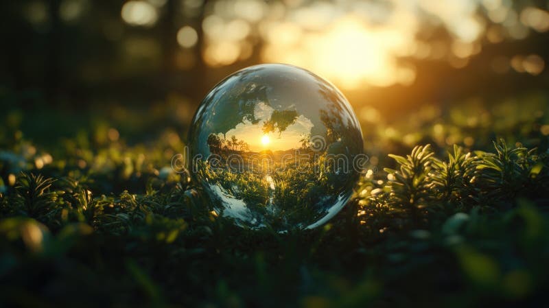 Earth Globe Conserving Environment Stock Photo - Image of ecology ...