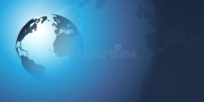 Earth Globe Design - Global Business, Technology, Globalisation Concept ...