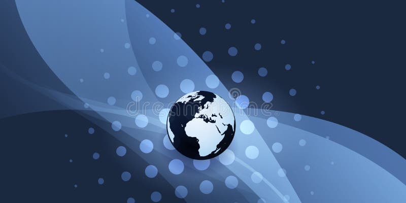 Earth Globe Design - Global Business, Technology, Globalisation Concept ...
